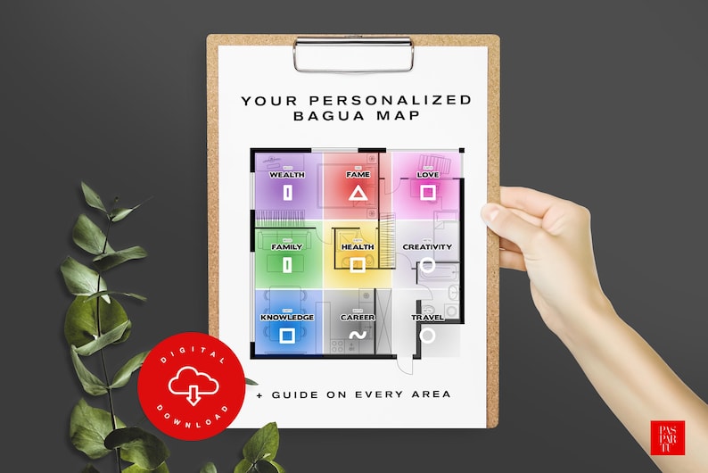 Personalized Feng Shui Bagua Map | Custom Feng Shui Bagua Map of Your Home | Improve the Energy ...