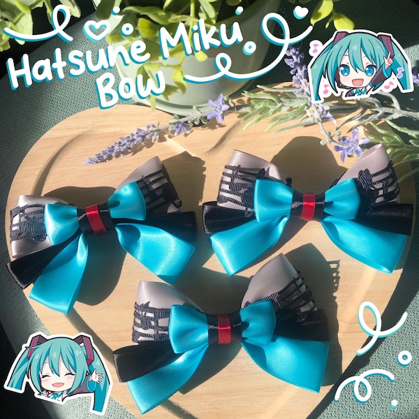 Miku Hair Clip - Etsy