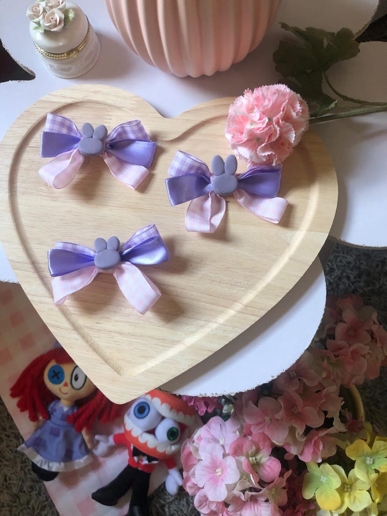 The Amazing Digital Circus(tadc) Inspired Hair Bows! - Etsy