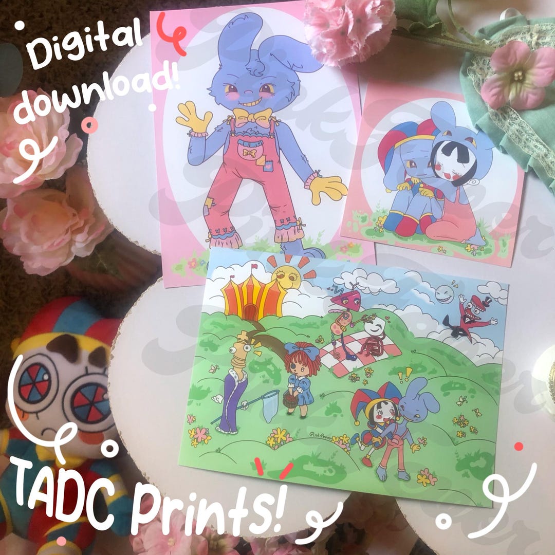 The Amazing Digital Circus(tadc) Prints! (digital Download) Set of 4 ...