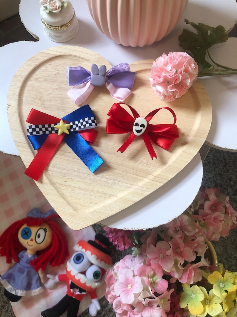 The Amazing Digital Circus(tadc) Inspired Hair Bows! - Etsy