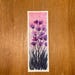 Handmade Original Watercolor Floral Bookmark - Etsy