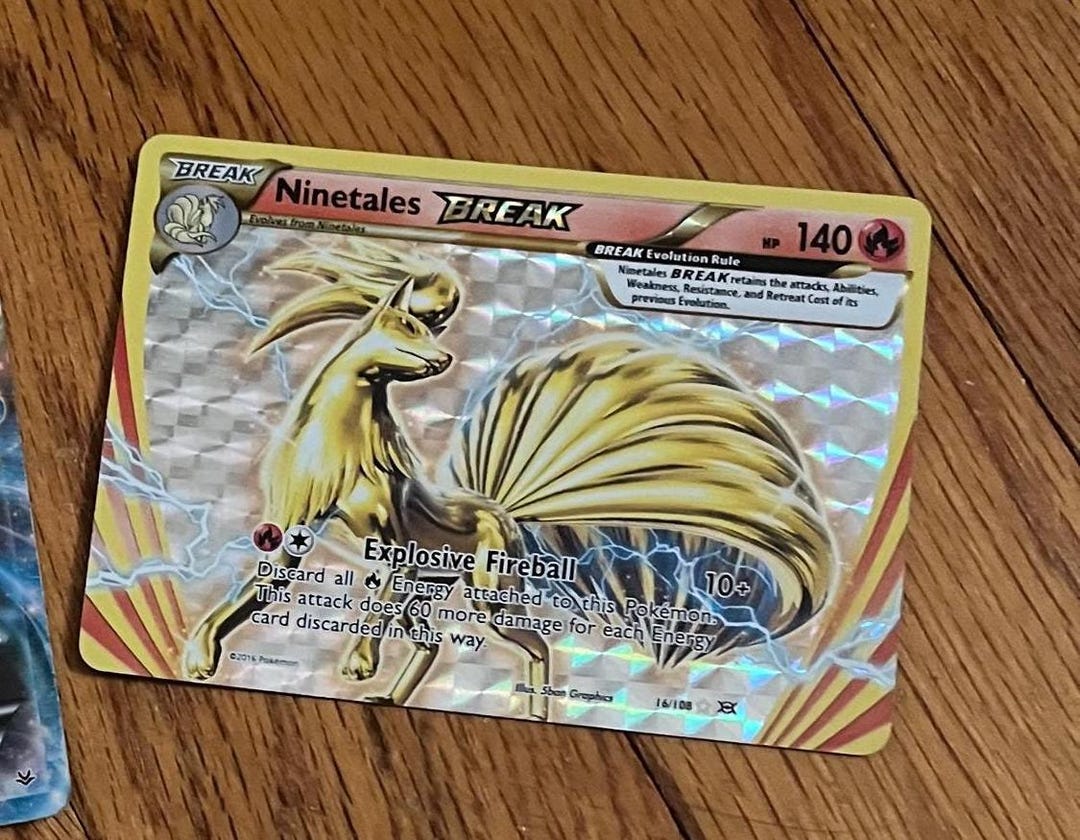 Ninetails Break Rare Card - Etsy