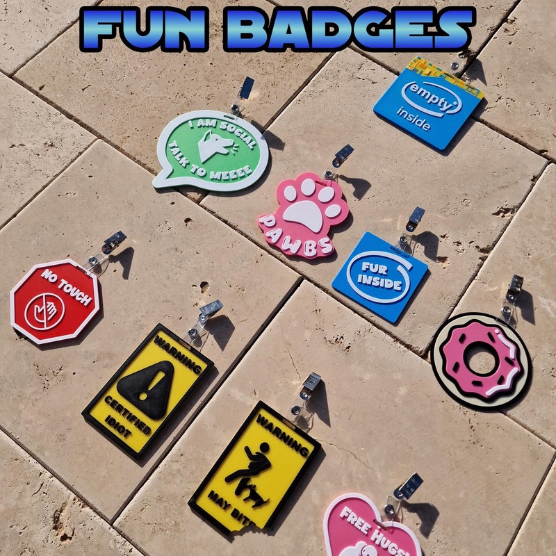 Funny Furry Badges Pins - Etsy