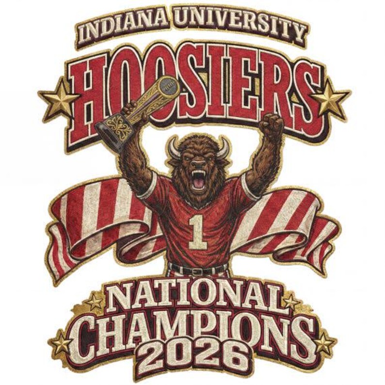 Indiana Hoosiers National Championship 2026 Long Sleeve T-shirt Unisex ...