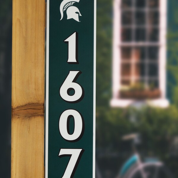 Michigan State University Address Sign - Etsy