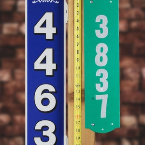 House Address Sign Reflective double Sided - Etsy
