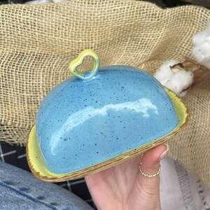 Handmade Ceramic Butter Dish: Rustic Farmhouse Kitchen Decor - Etsy