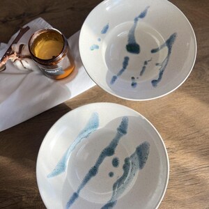 Handmade Ceramic Pasta Bowl 300 Ml – Deep Plate for Pasta or Salad ...