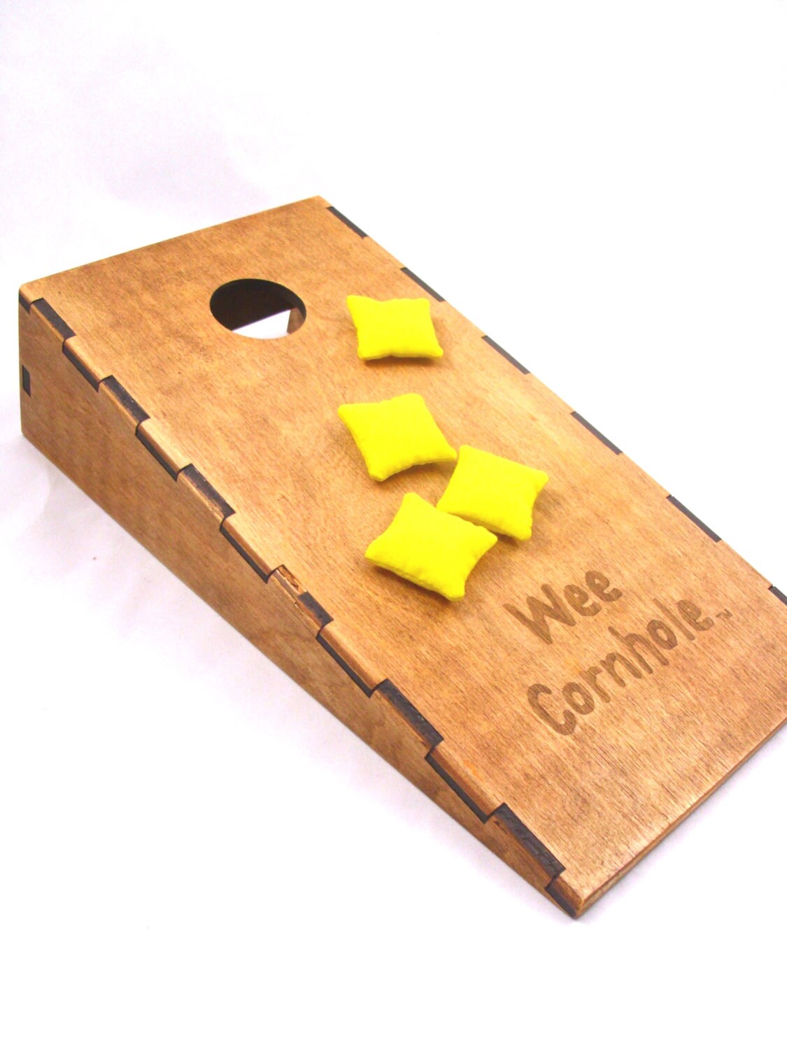YELLOW Wee Cornhole Mini Bags Replacement 1-1/4 Square Sold in Sets of ...