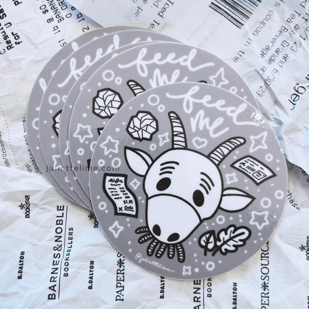 SPOKANE GARBAGE GOAT 2.5x2.5" Vinyl Sticker, Waterproof Sticker ...