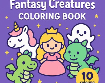 Printable Toys Coloring Book for Kids – 10 Fun and Simple Pages, Chunky ...