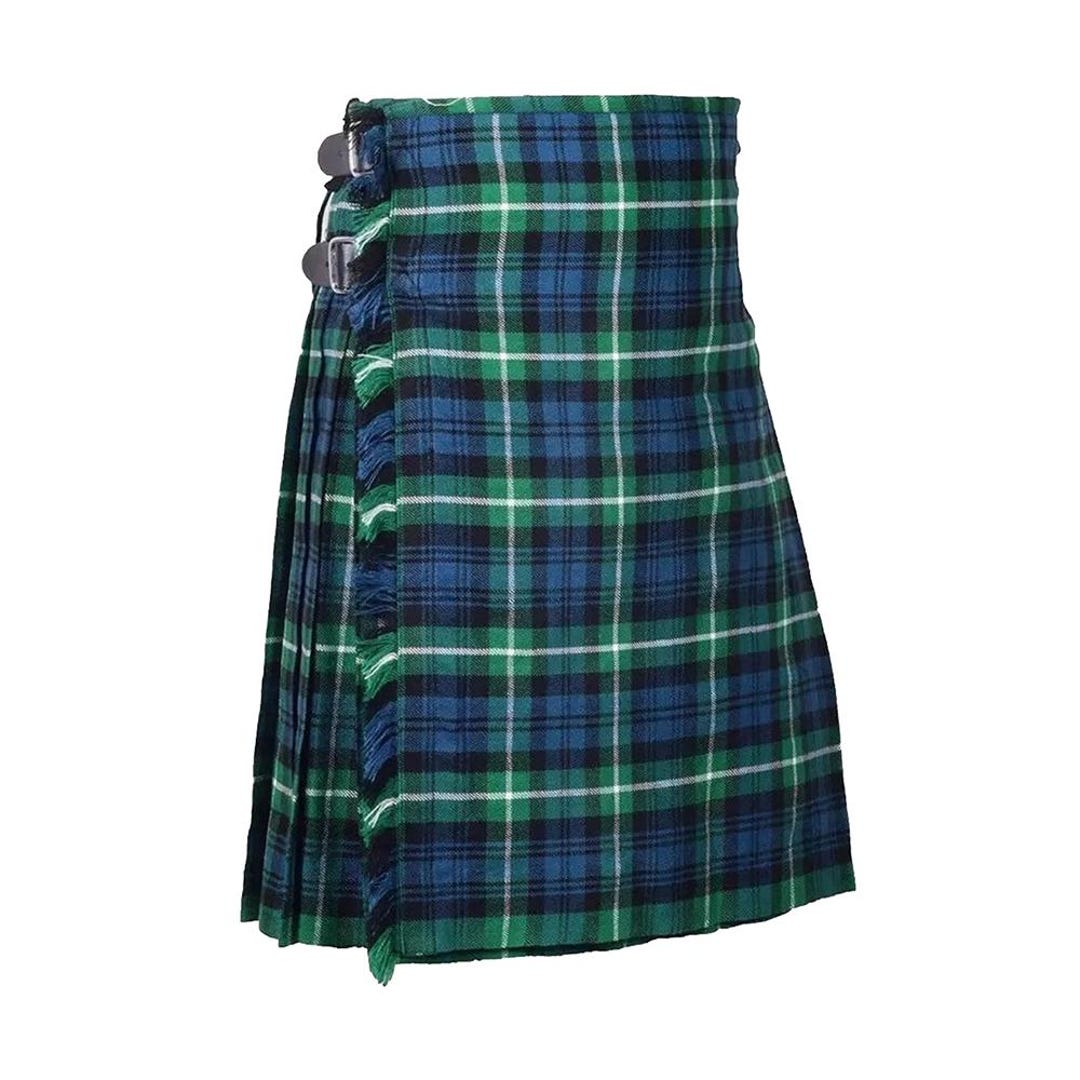Handmade Lamont Modern Tartan Kilt - Made to Order Lamont Modern Tartan ...