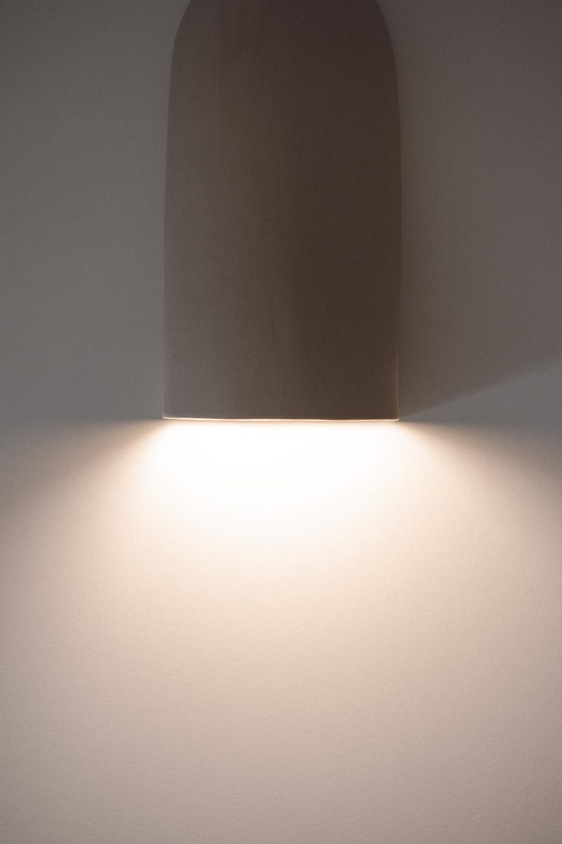 Handmade Ceramic Wall Light, Clay Wall Light, Handmade Wall Light ...