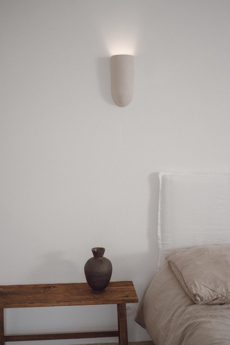 Handmade Ceramic Wall Light, Clay Wall Light, Handmade Wall Light ...