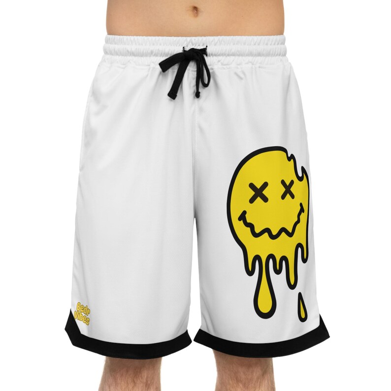 Smiley Face Basketball Rib Shorts - Etsy