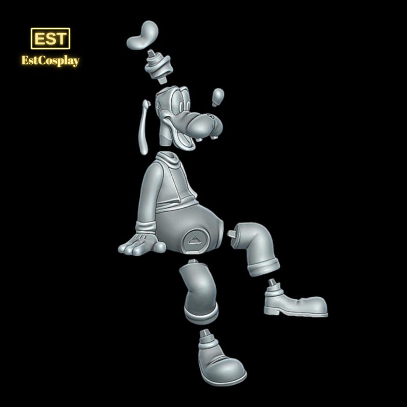 3D Goofy Figure STL File, High Quality, Easy to Print - Etsy