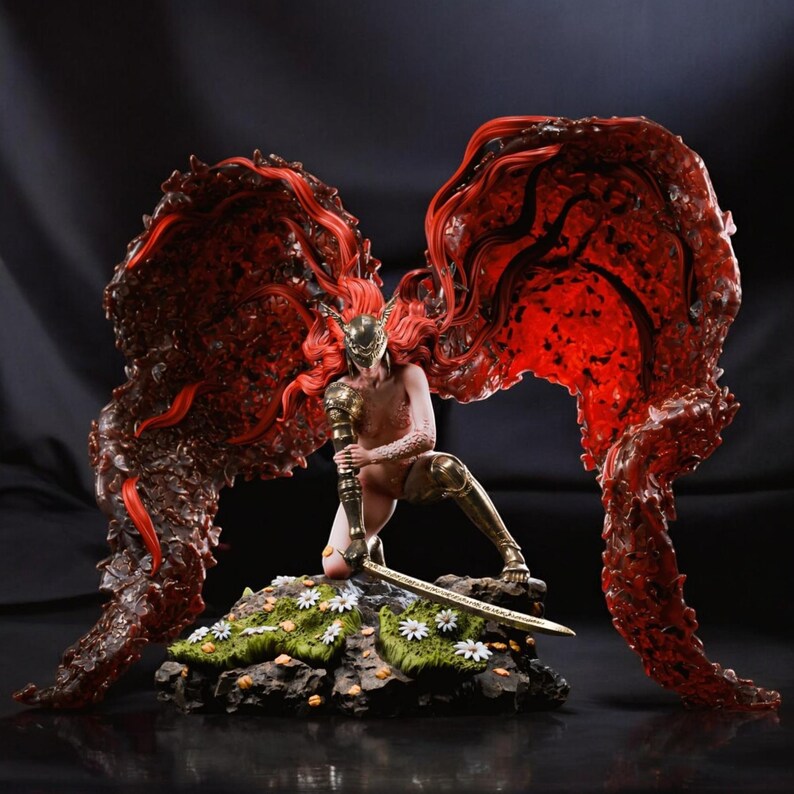 Malenia 3D Printable STL File, Elden Ring Fan Art Figure , Elden Ring ...