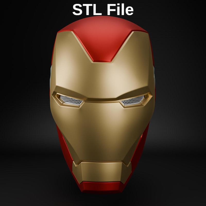 Iron Man File Helmet - Etsy