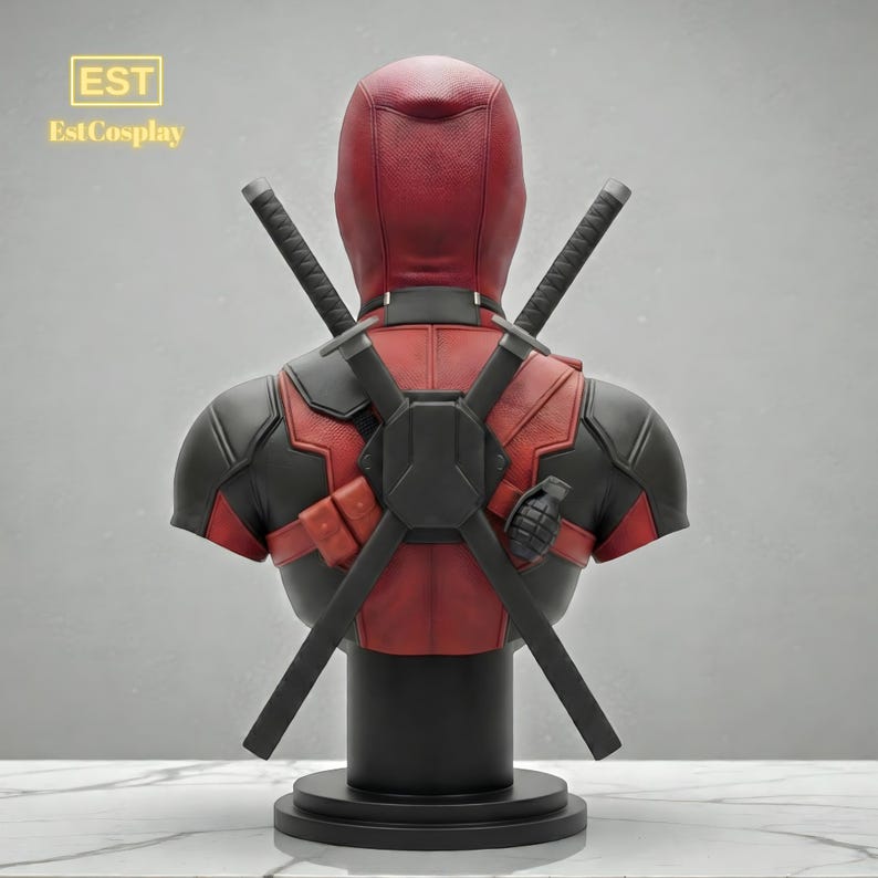 Deadpool Bust 3D Model STL File - Etsy