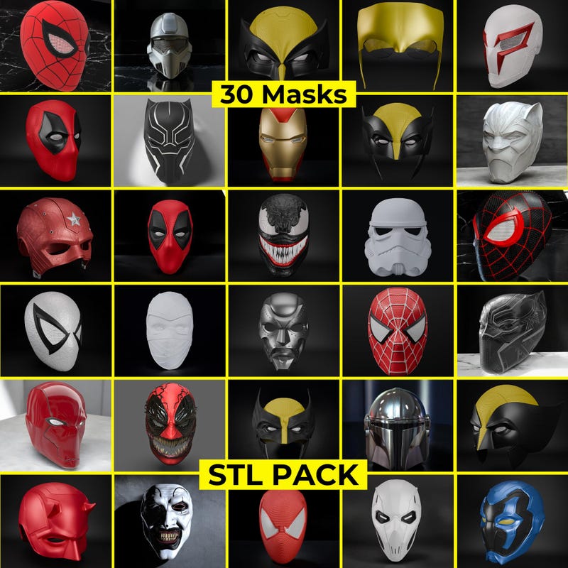 Venom Mask File - Etsy UK