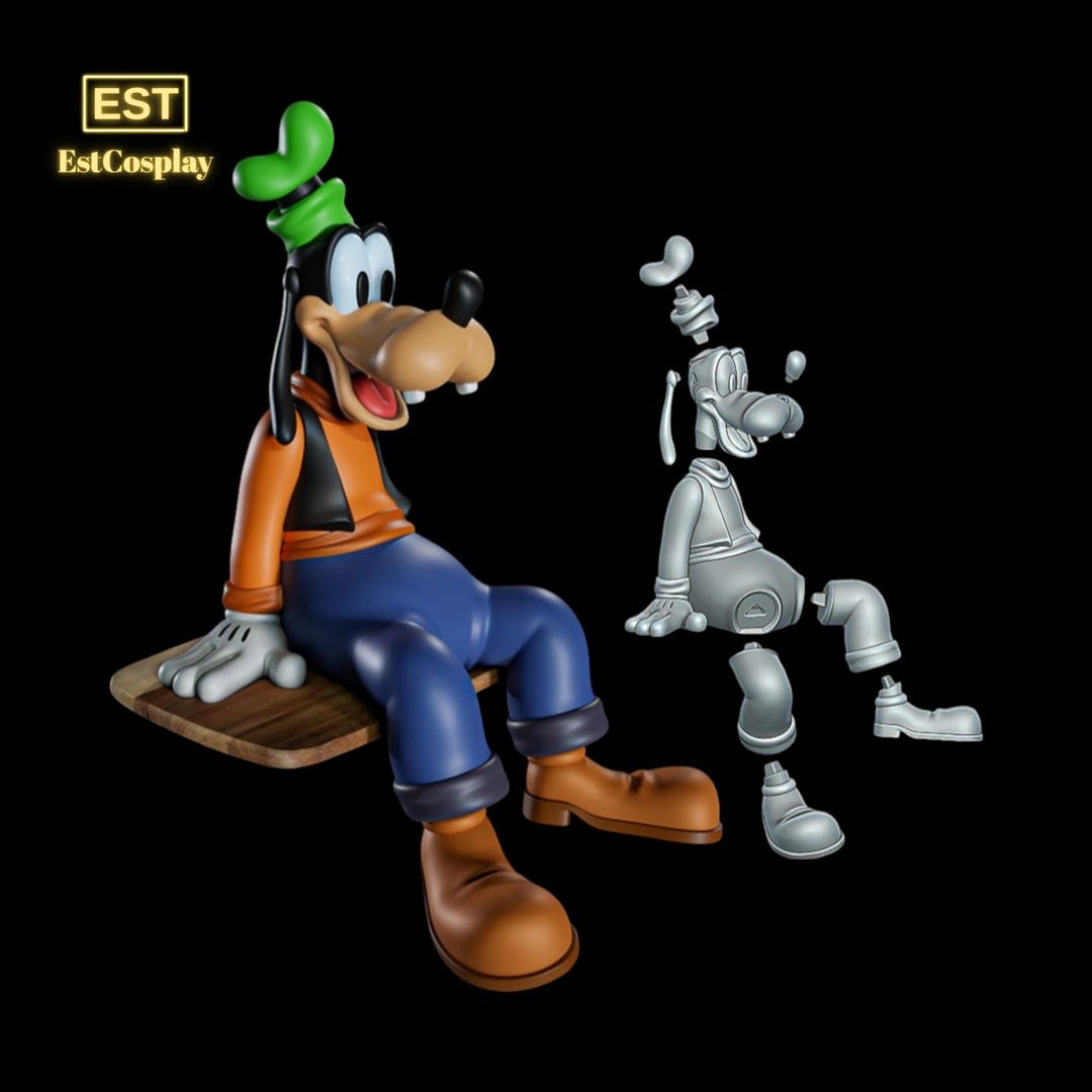 3D Goofy Pateta Stl File, Goofy Pateta Figure Stl, Goofy Pateta Model ...