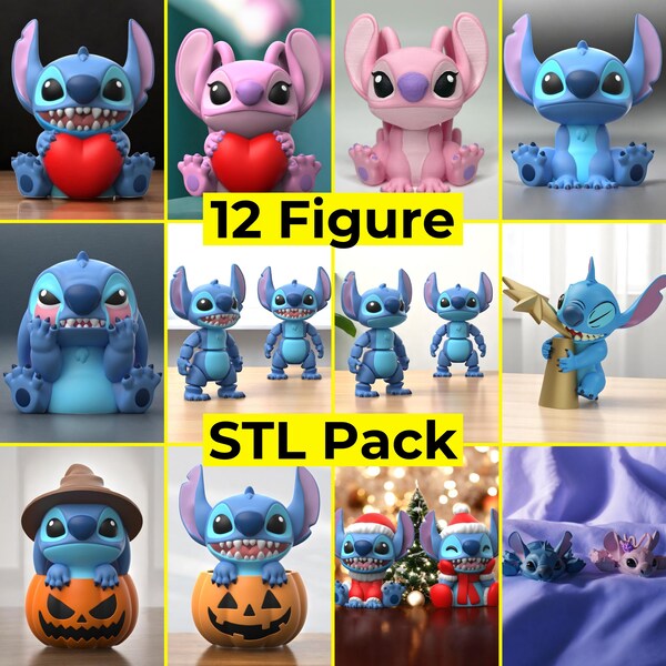 Stitch Dragon Stl File - Etsy