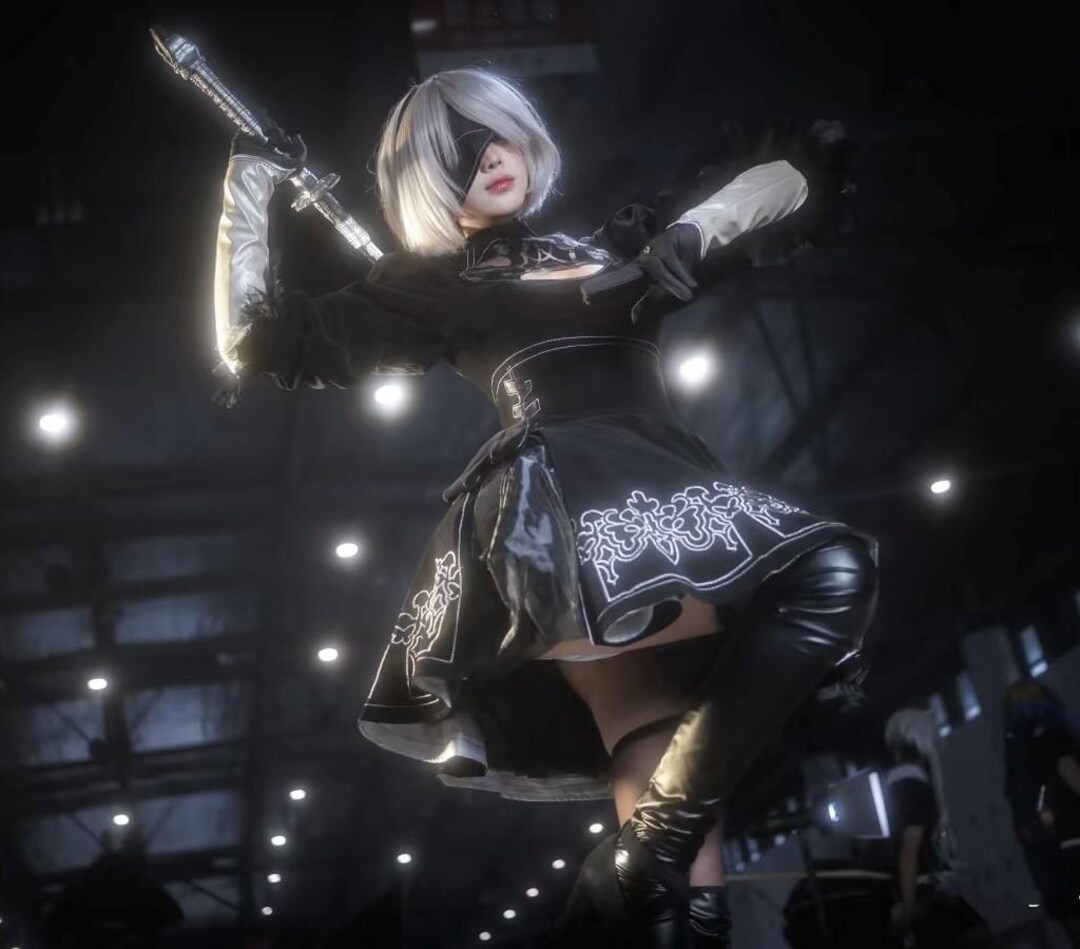 10-day Production Time Nier Automata 2B Cosplay Costume, Sexy Gothic ...