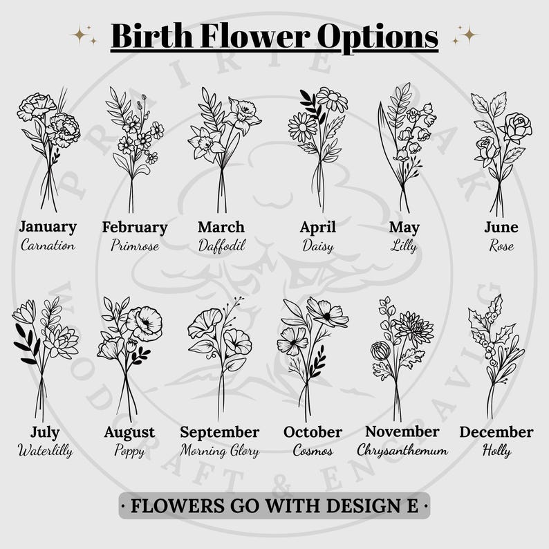 Personalized Birth Flower Jewelry Travel Case | Custom Leather Jewelry ...
