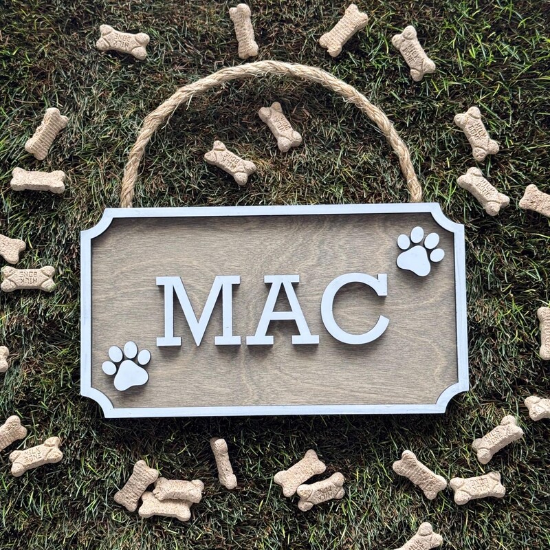 Custom Dog Name Plate - Etsy