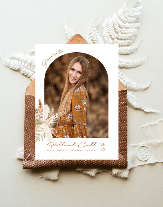 Wall Frame Grad Announcement Card