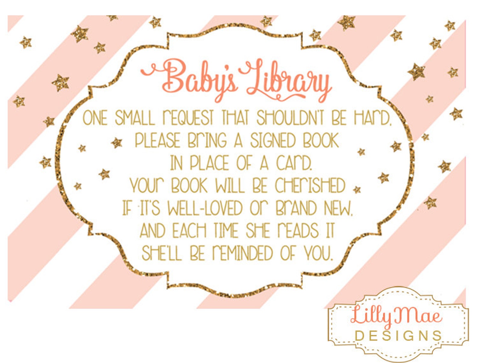 Bring a Book Build Baby's Library Library Card Inserts - Etsy