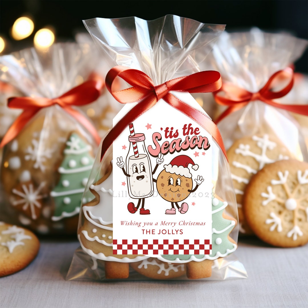 Cookie Gift Tags, Personalized Christmas Gift Tags, Gifts for Neighbor ...