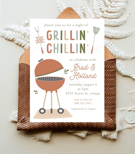 Bbq Wedding Shower Invitations With Horseshoes Derby Style Bridal