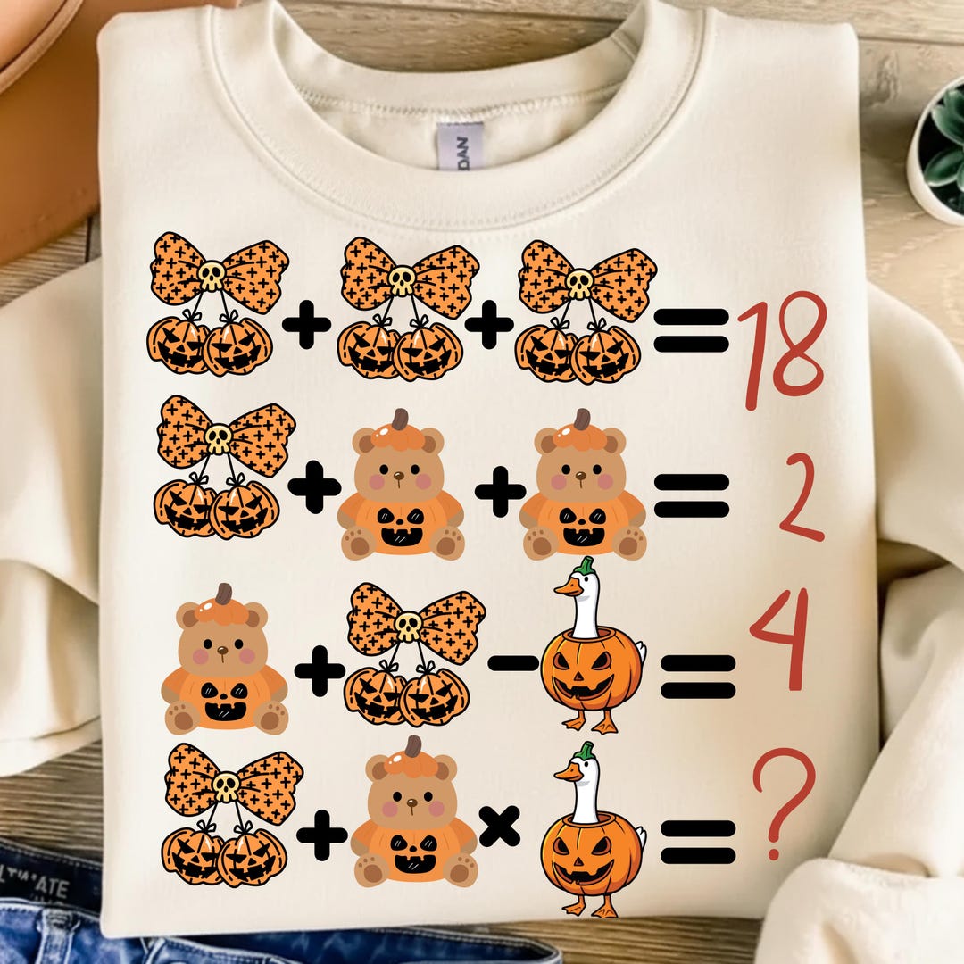 Halloween Math Teacher PNG, Png Files ,pumpkin Order of Operations ...
