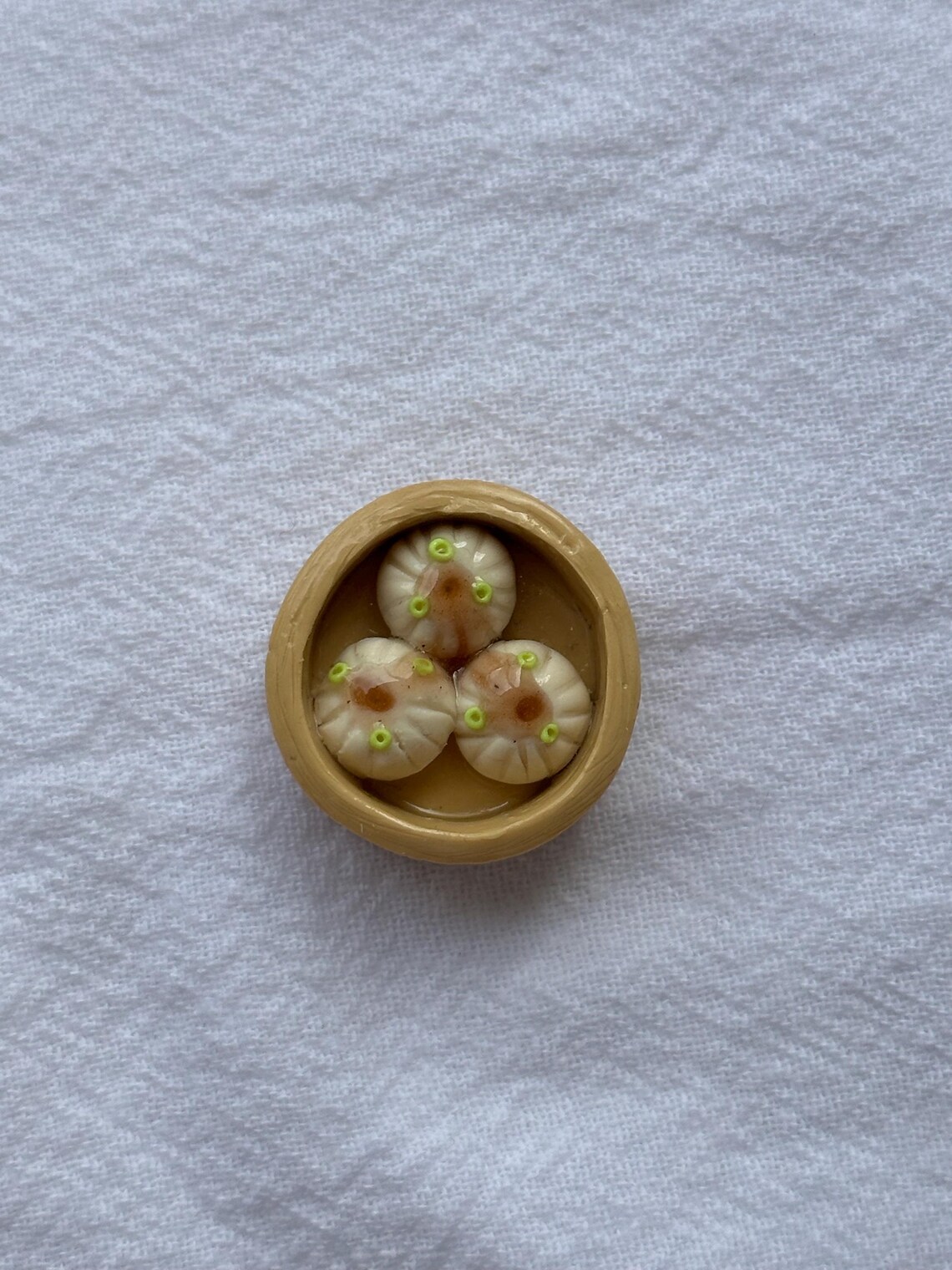 Handmade Miniature Xiao Long Bao Bun Dumpling Magnet (polymer Clay) - Etsy