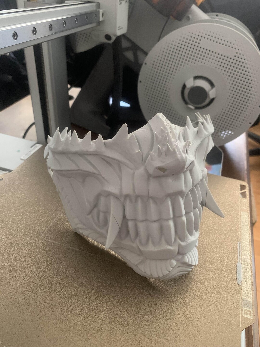 3d Printed Oni Mask - Etsy