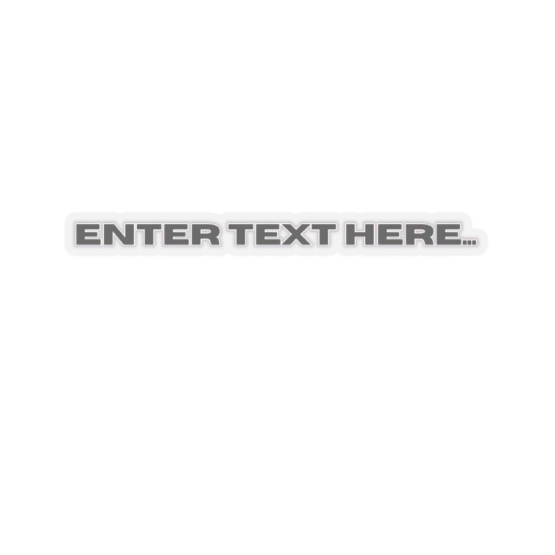 Enter Text Here... Sticker Pack - Etsy