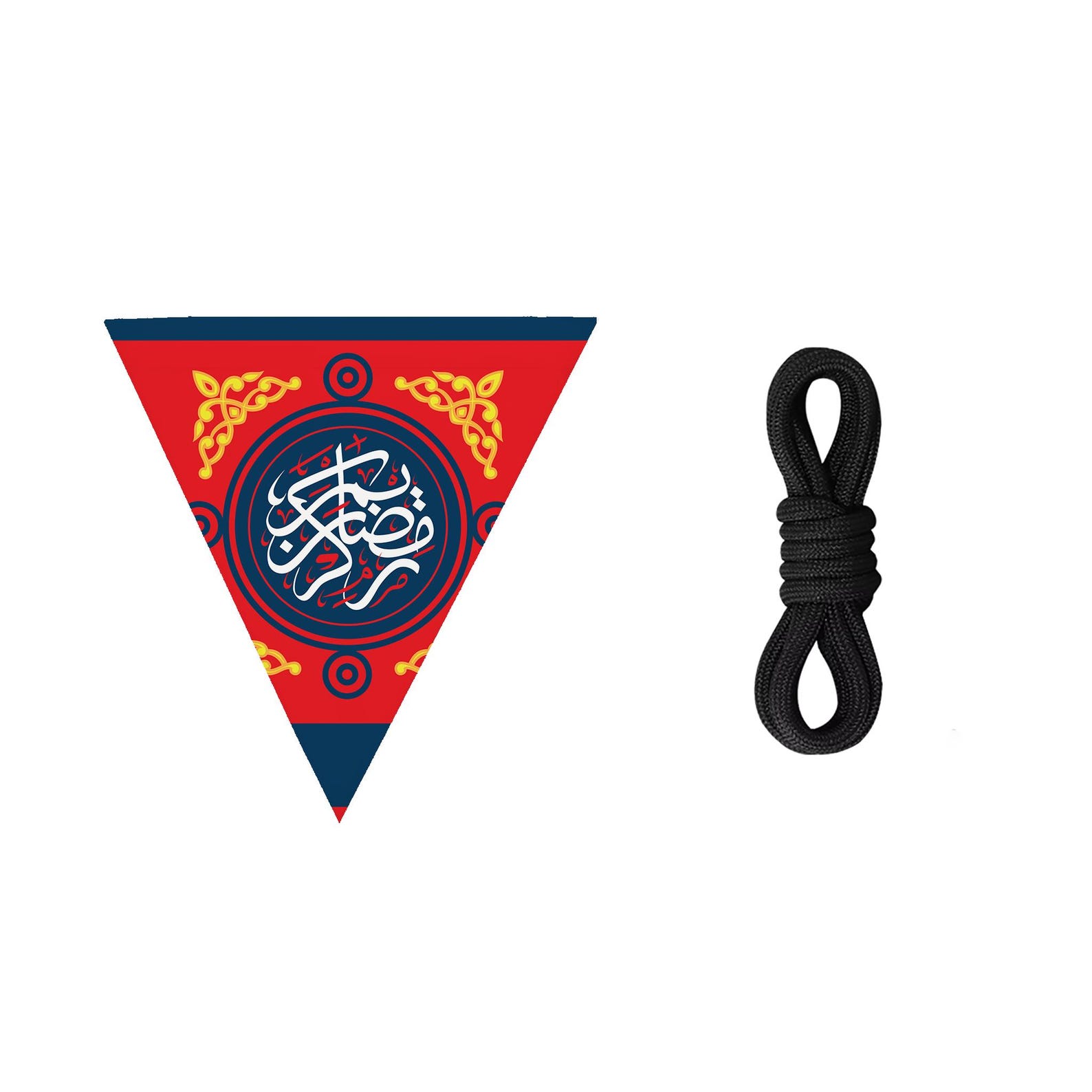 Ramadan Pattern Triangle Flags, Ramadan Decor, Iftar Gathering, Ramadan ...