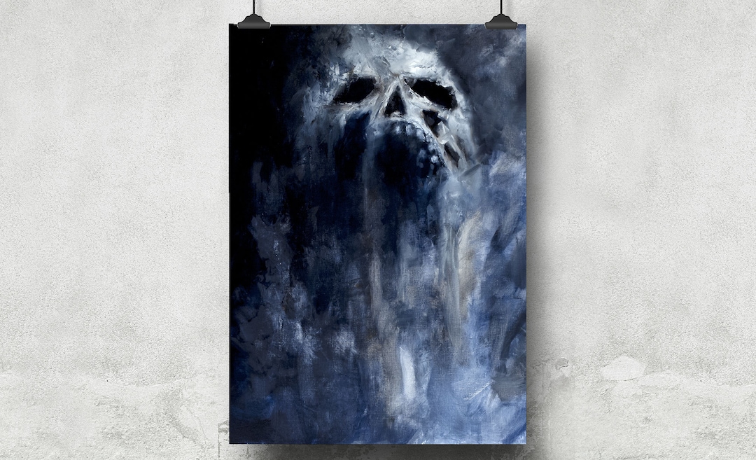 Macabre Vampire Skull Bone Home Decoration, Moody Wall Art for Home ...
