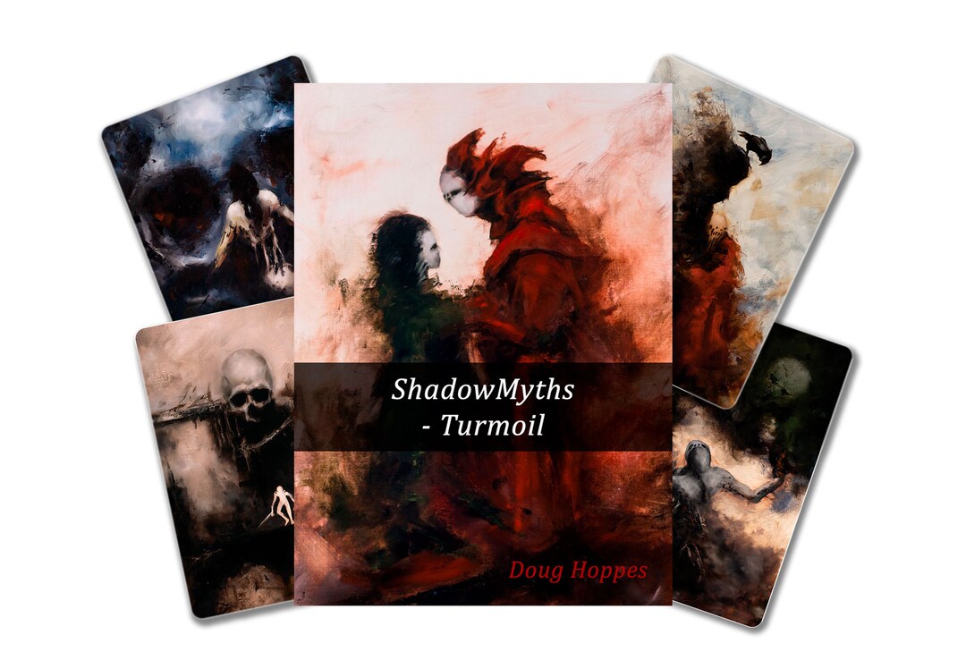 Dark Tarot Cards With Guide Book, Cards Deck With Meaning Guidebook ...