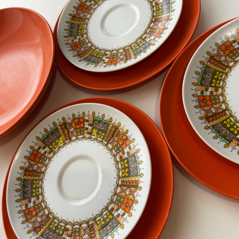 Retro Dinnerware - Etsy