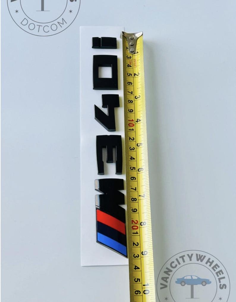 BMW M340i Black Badge Emblem High-quality Glossy/matte Black Finish ...