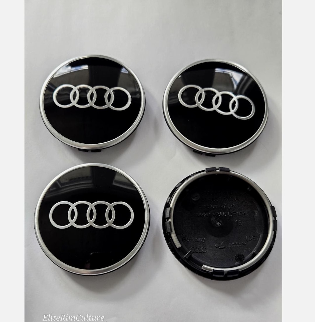 Genuine Center Caps Audi A8 A6 A4 A3 TT S5 S6 S7 SQ7 SQ8 81A.601.170 ...