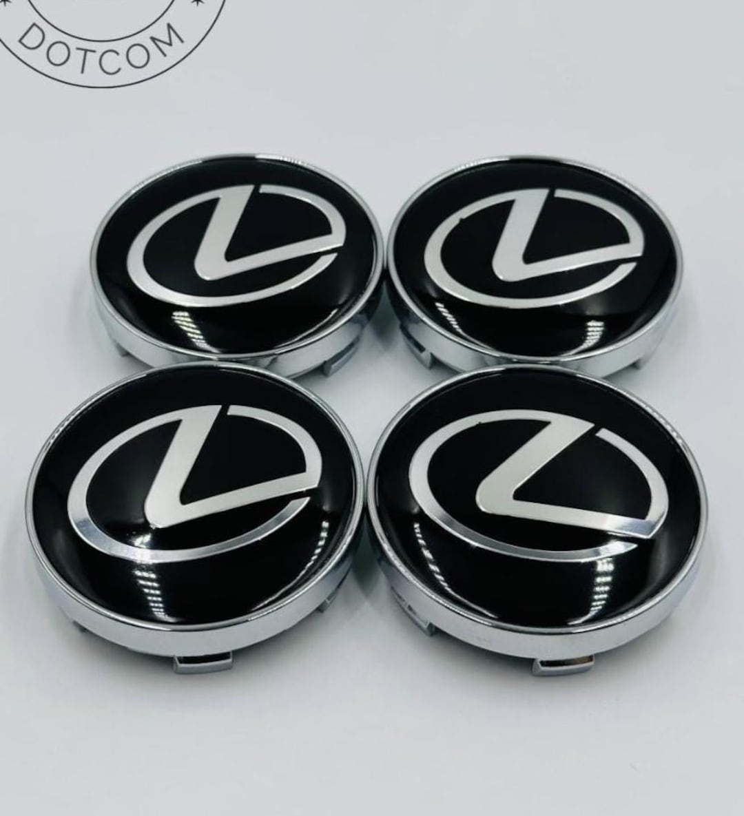 4pcs 60MM Alloy Black Color Lexus Logo Car Wheel Center Cap Cover ...