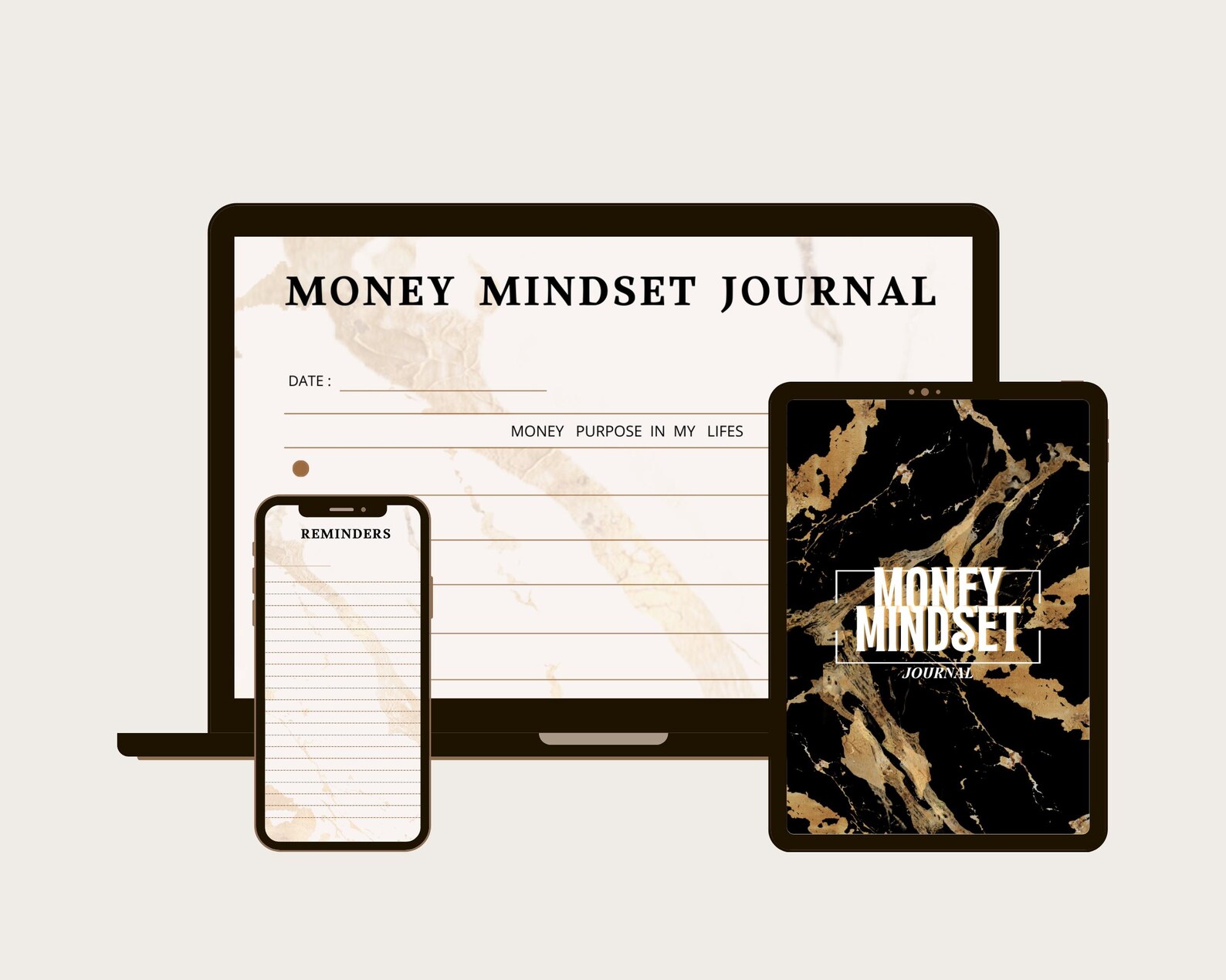 Abundant Money Mindset Digital Journal | Abundance Mindset | Money ...