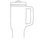 Transparent Stanley Tumbler Outline Digital Download - SVG, PNG, PDF ...