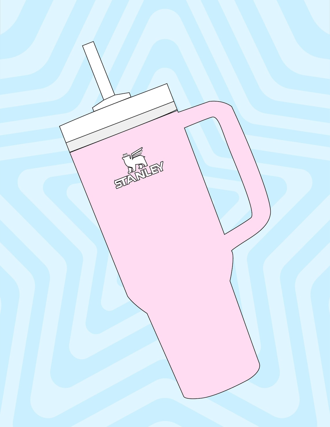 Transparent Stanley Tumbler Outline Digital Download - SVG, PNG, PDF ...