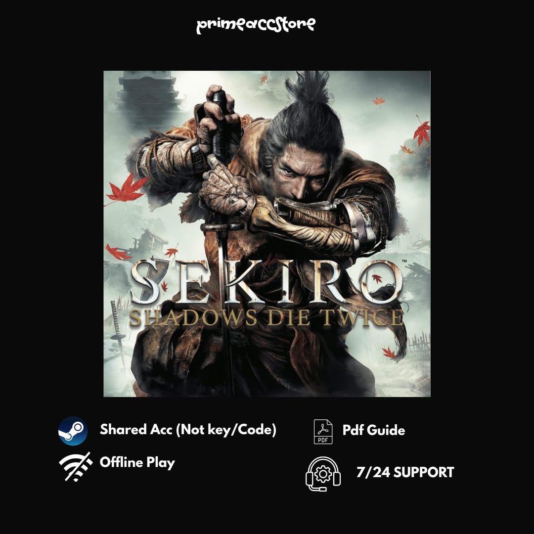 Sekiro Shadows Die Twice - PC | Steam - Guide Tutorial - Etsy