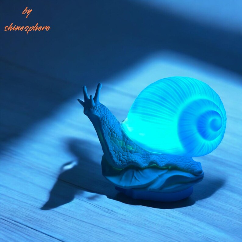 Bright Snail Lamp, 3D Snail Desk Light, Custom Office Decor ...